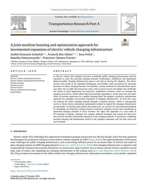 A Joint Machine Learning And Optimization Approach For Incremental Expansion Of Electric Vehicle