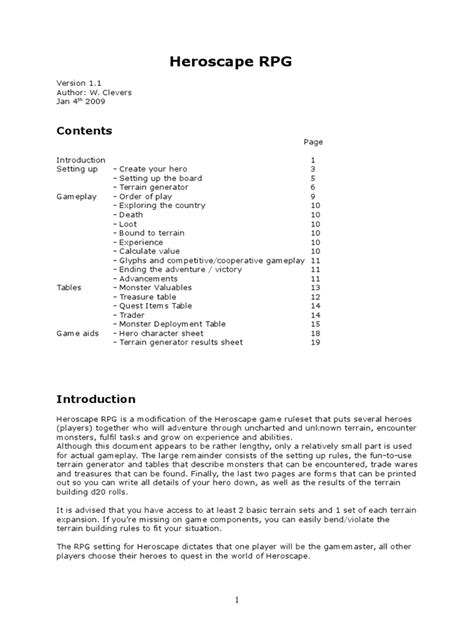 Pdf Heroscape Rpg Dokumentips
