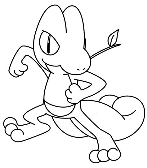 Print Treecko Pokemon Coloring Page Free Printable Coloring Pages For