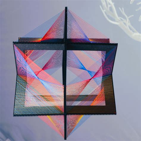 3d String Art Kit 3 Frames 150mm Create Your Own String Sculptures