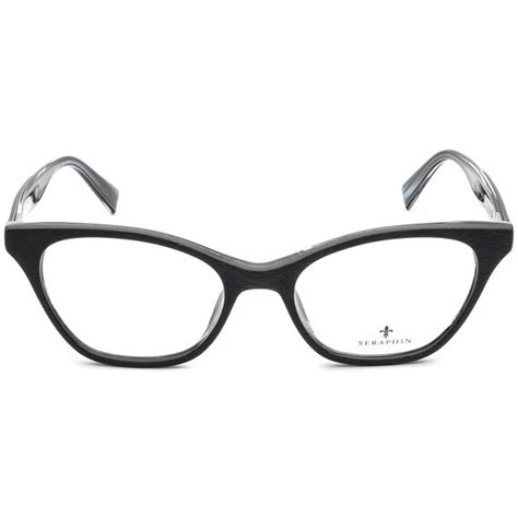 Seraphin Eyeglasses Temperance8155 Black Cat Eye Fra Gem