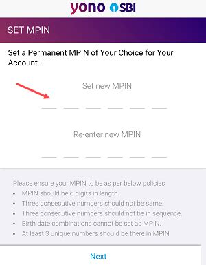 How To Reset Change SBI YONO MPIN BankingIdea Org
