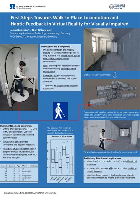 PDF First Steps Towards Walk In Place Locomotion And Haptic Feedback