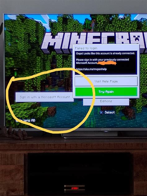 Microsoft Account Not Working Ps4 [bedrock] R Minecrafthelp