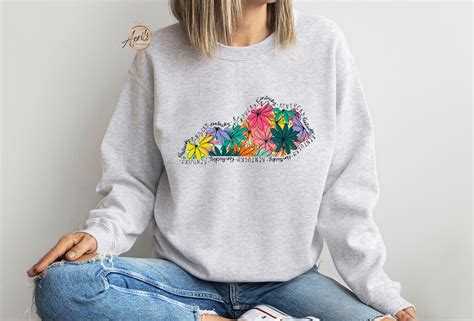 Kentucky Floral Sweatshirt Or Hoodie Kentucky Sweatshirt Etsy