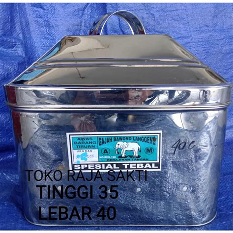 Jual Dandang Langseng Kotak Ukuran 40cm Serbaguna Shopee Indonesia