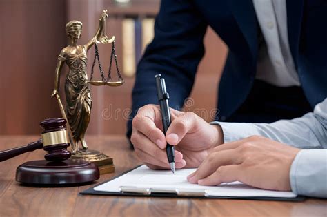 Legal Or Administrative Work In Progress In Formal Setting With Lady