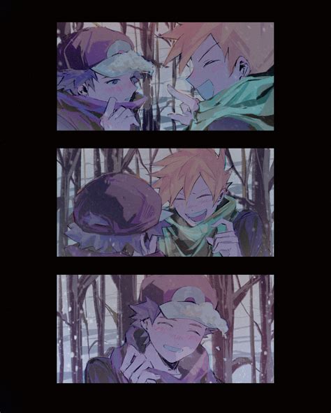 Red And Blue Oak Pokemon And 1 More Drawn By Dimsum2756 Danbooru