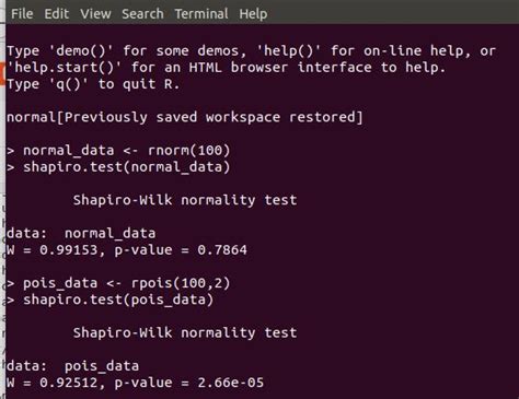 Understanding The Shapiro Wilk Normality Test