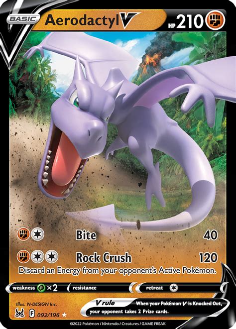 Aerodactyl V Lost Origin Pokemon Card Pikawiz