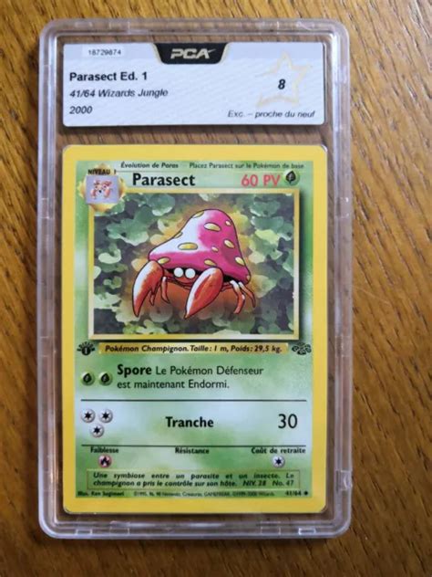 CARTE POKÉMON PARASECT Wizards Jungle 41 64 PCA 8 EUR 44 90