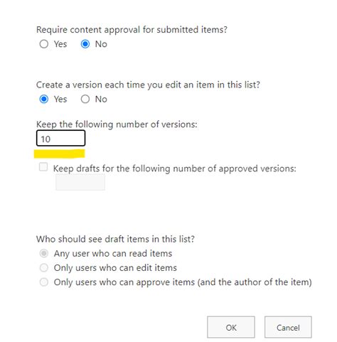 Version History And Document Control In Sharepoint