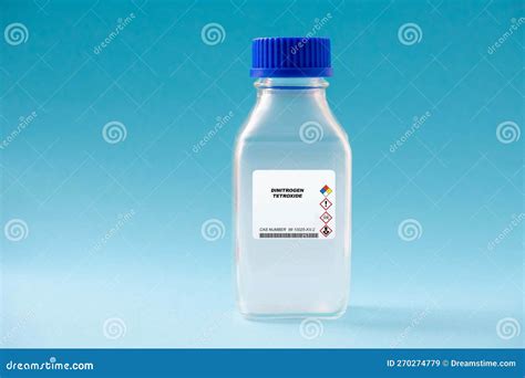 Dinitrogen Tetroxide Dangerous Poisonous Gas In Chemical Glassware