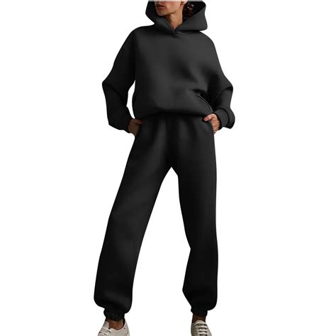 Plus Size Sweatsuits For Women 2 Piece Outfits Long Sleeve Hoodie