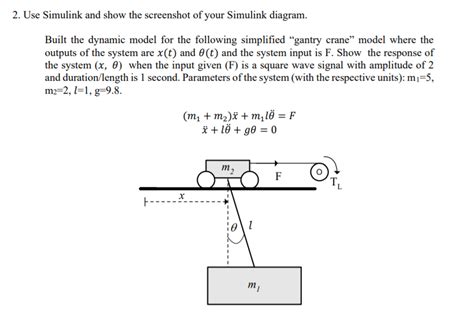 Solved 2 Use Simulink And Show The Screenshot Of Your