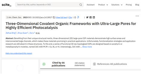 Three Dimensional Covalent Organic Frameworks With Ultra Large Pores For Highly Efficient