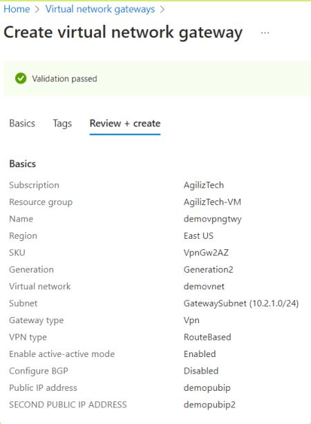 creating azure vpn gateway step by step guide agiliztech