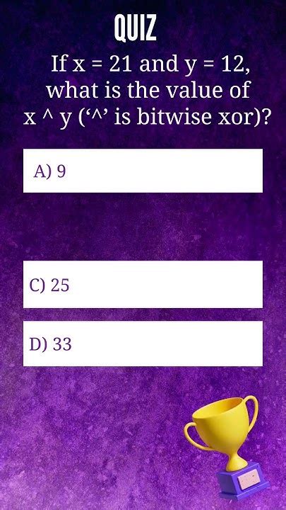 Bitwiseoperators Bitwise Operatorspythonshortscodingquiz