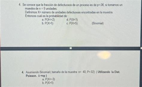 4 Se Conoce Que La Fracción De Defectuosos De Un