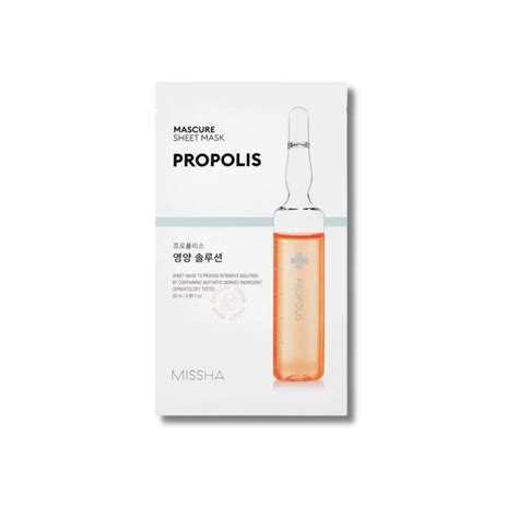 Missha Mascure Propolis Sheet Mask Skinbeat