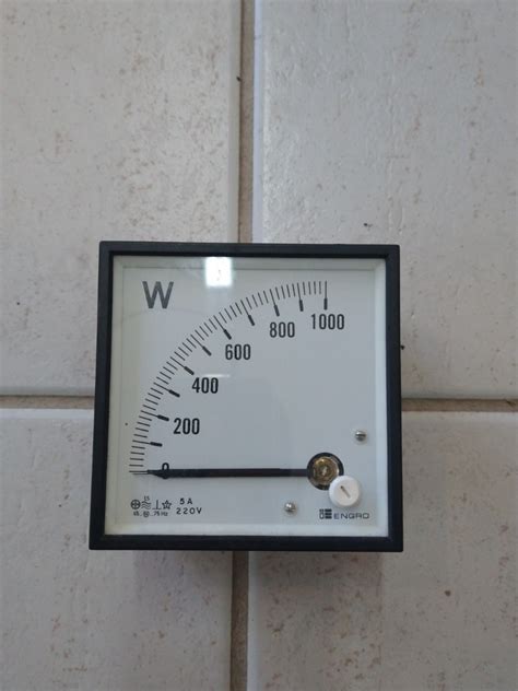 Wattimetro Analógico 0 1000 Watt Mercadolivre