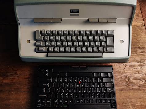 Ibm Model D Typewriter Meets Ibm Thinkpad 365ed R Thinkpad