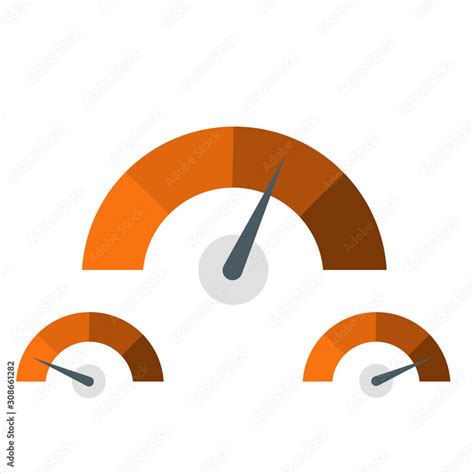 Feedback Speedometer Customer Satisfaction Meter Product Rating Icons Vector Illustration