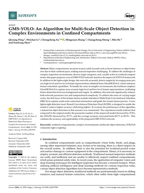 gms yolo an algorithm for multi scale object detec pdf graphics