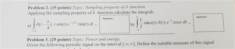 solved problem 2 15 points topic sampling property of