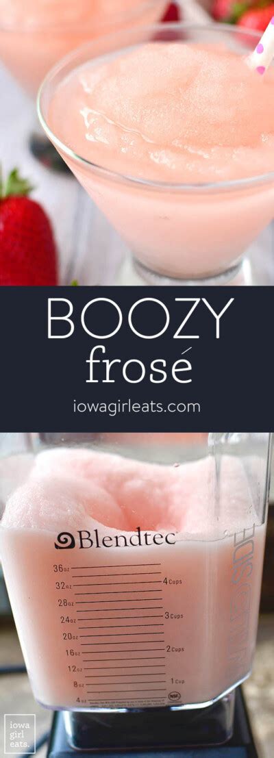 Boozy Frosé Iowa Girl Eats