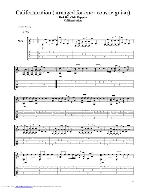 Muziekinstrumenten Guitar Version Songbook Red Hot Chili Peppers