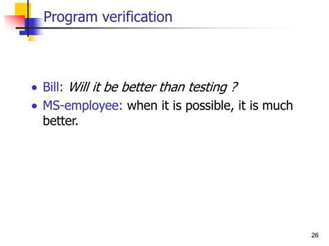 Ppt Program Verification Powerpoint Presentation Free