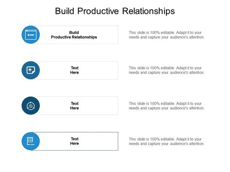 Build Productive Relationships Ppt Powerpoint Presentation Gallery Cpb Presentation Powerpoint