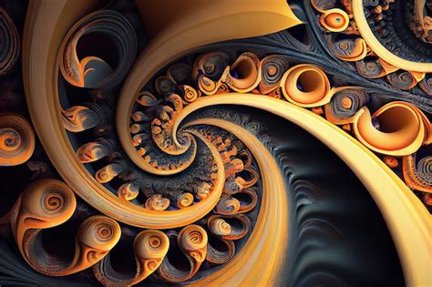 Premium Ai Image Psychedelic Relaxation Pattern Dynamic Flowing Natural Forms Generative Ai