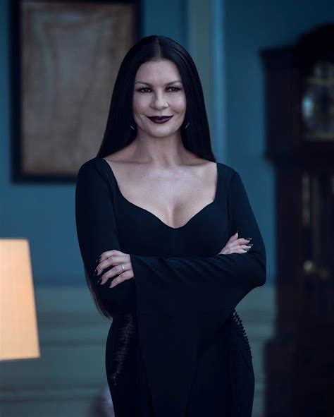 Catherine Zeta Jones Lipstick As Morticia Addams In Wednesday