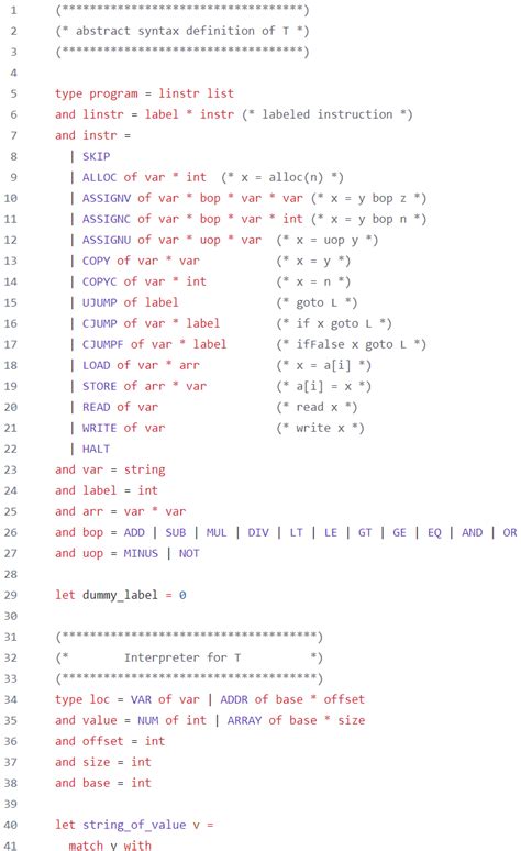 Solved Making Translator Ml And Optimizer Ml From Given Chegg