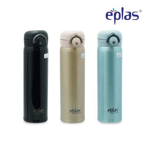 Jual Eplas Botol Thermos Premium 500ml One Touch Push Button Drink