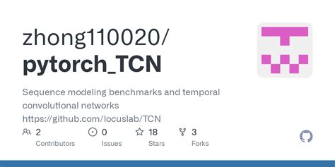 Github Zhong110020pytorchtcn Sequence Modeling Benchmarks And
