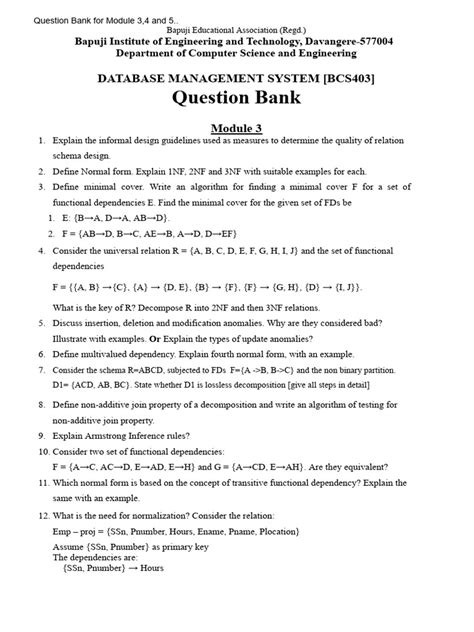 Question Bank For Module 34 And 5 Pdf Theoretical Computer Science Computing