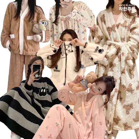~2xl 온 가족이 함께입는 보들보들 수면잠옷세트 수면원피스 커플잠옷 가족홈웨어 롱로브 가운 티몬