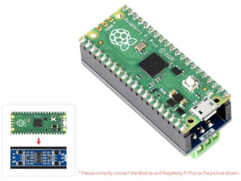 dual rs232 expansion board for raspberry pi pico 99tech