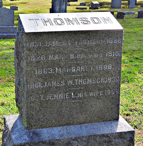 Mary Brough Thomson 1828 1910 Find A Grave Memorial