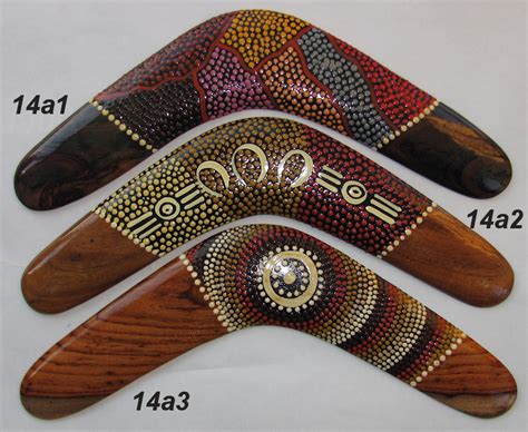 Collectable Boomerangs Traditional And Contemporary Dot Art