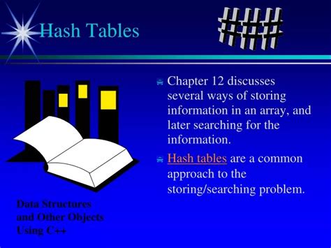 Ppt Hash Tables Storing And Searching Data Powerpoint Presentation Free Download Id9650487