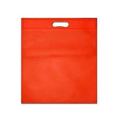 Orange Plain D Cut Non Woven Bag Capacity 1 Kg At Rs 194 Kg In