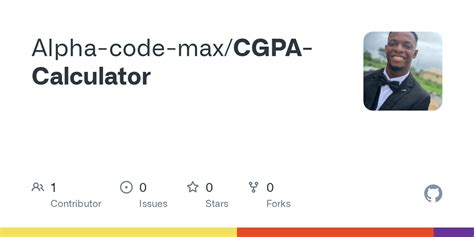 Github Alpha Code Maxcgpa Calculator