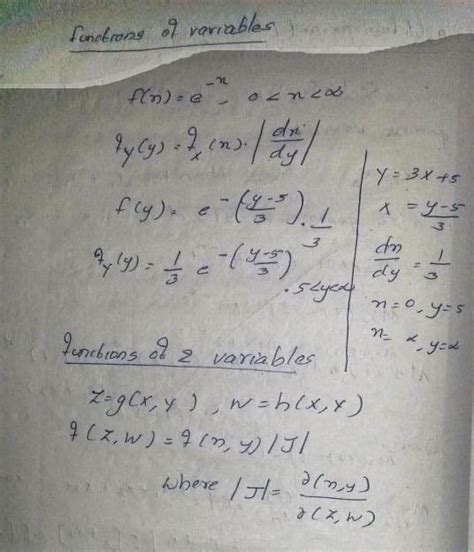 University Materials 4 U Gamma Distribution Handwritten Notes