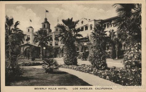 Beverly Hills Hotel Los Angeles Ca Postcard
