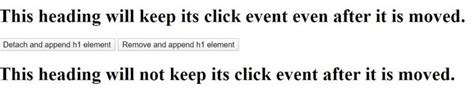 JQuery Detach Syntax And Different Examples Of JQuery Detach