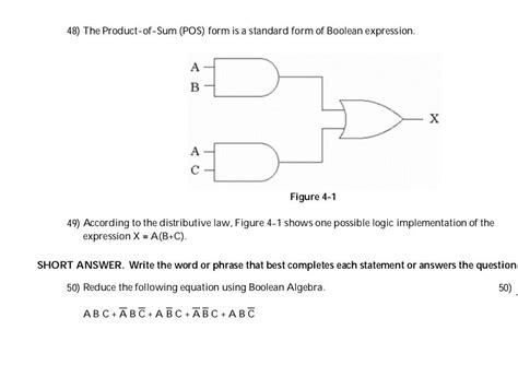 Solved 1 Which Output Waveform Is Correct For The Circuit